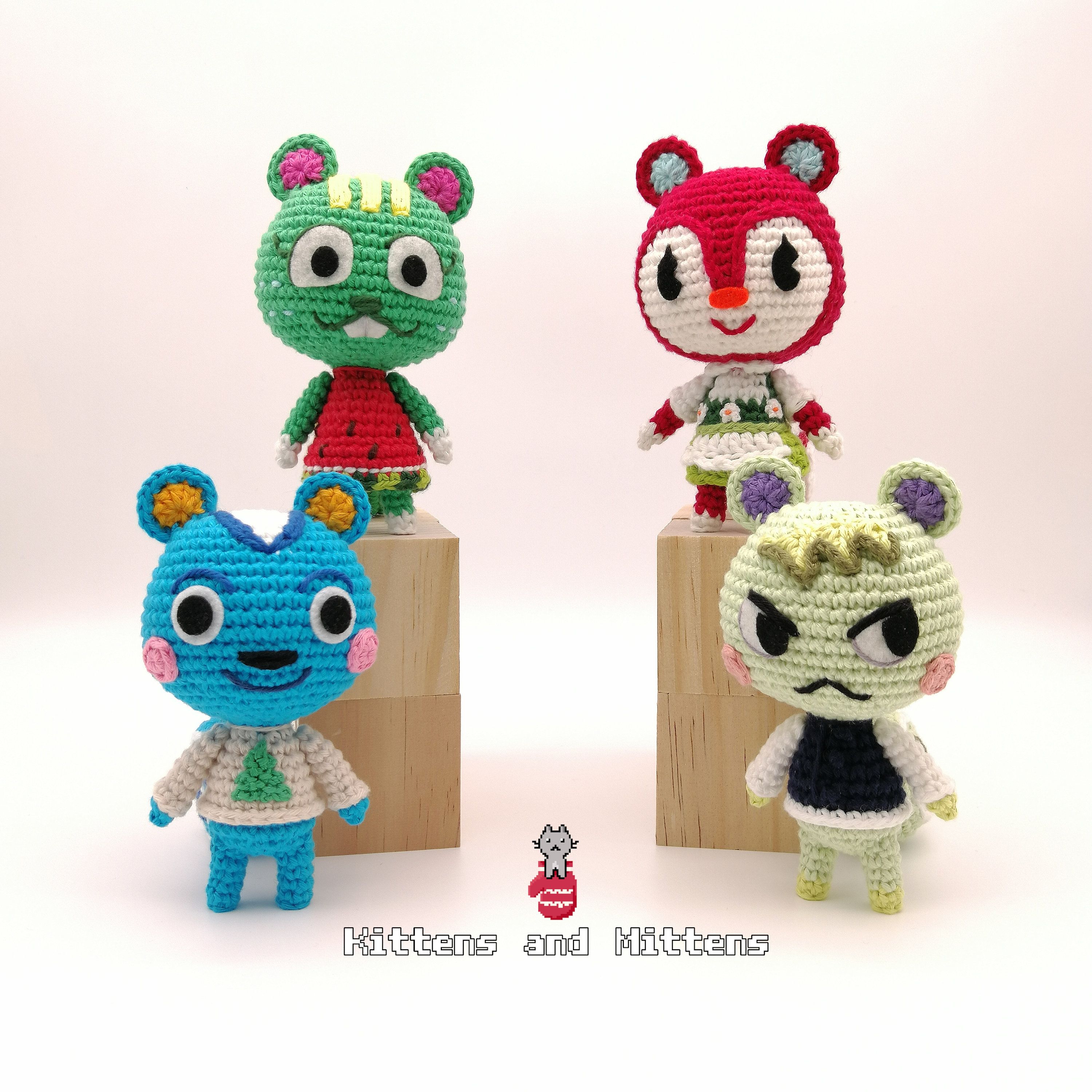 Animal Crossing Squirrel Villager Amigurumi Crochet Plush Toy (finished ...