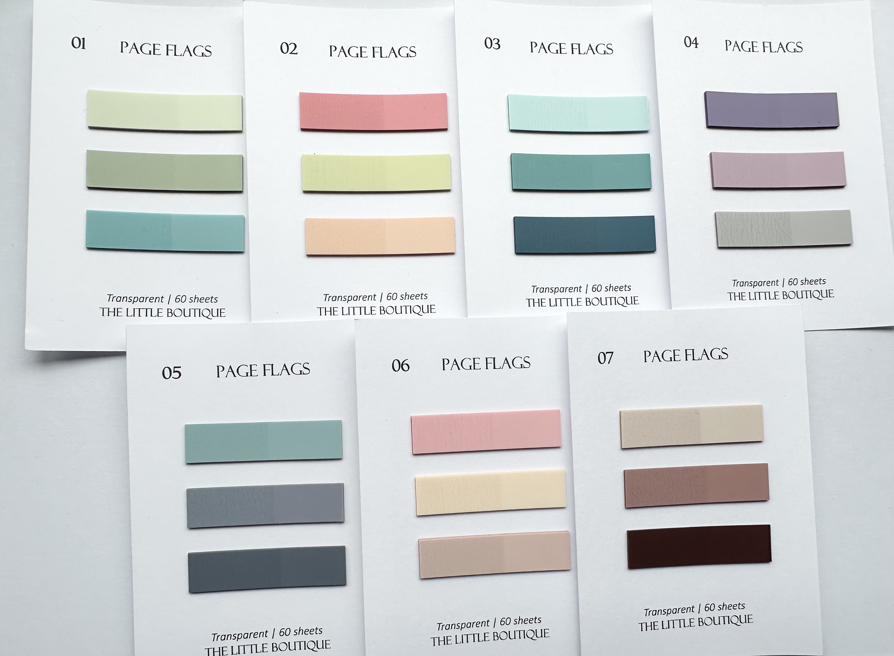 Page Flags, Page Tabs, Planner/journal, Annotation Tabs, Transparent ...