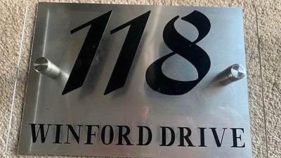 Door Number/name Plaque - Etsy UK