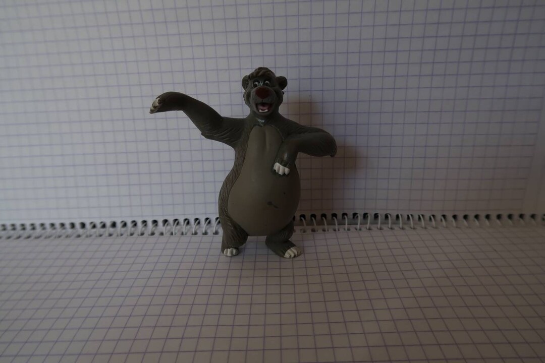 Baloo. Cute Little Bear Jungle Book. Plastic Figurine. Disney ...