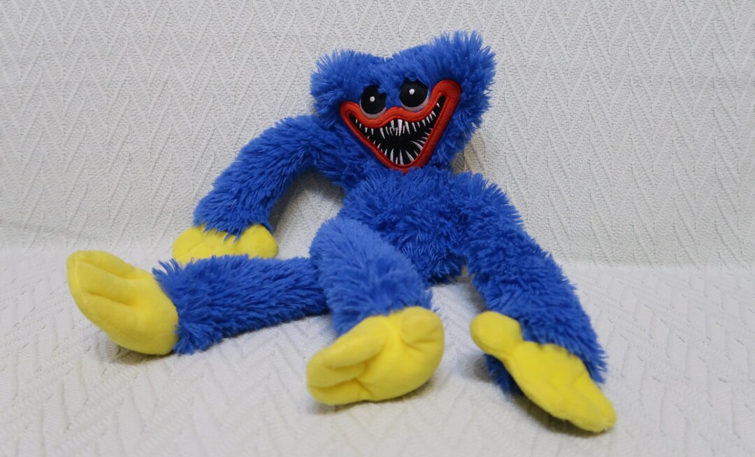 Huggy Wuggy Plushie. Fictional Character From Poppy Playtime. Blue Toy ...