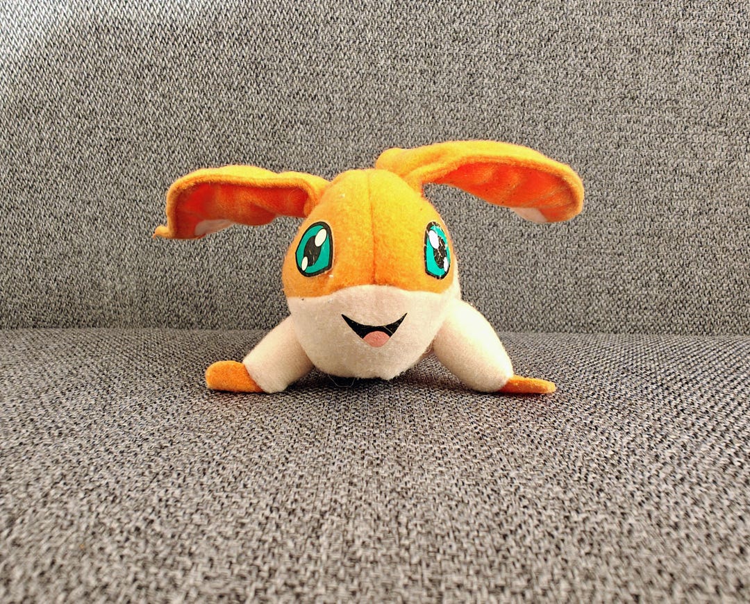 VINTAGE AUTHENTIC Digimon Patamon Plush Toy 2001 Mcdonald's Happy Meal ...