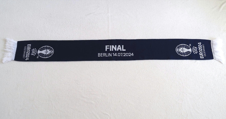 UEFA Euro 2024 Final Scarf – Berlin 14.07.2024 – Official Tournament ...