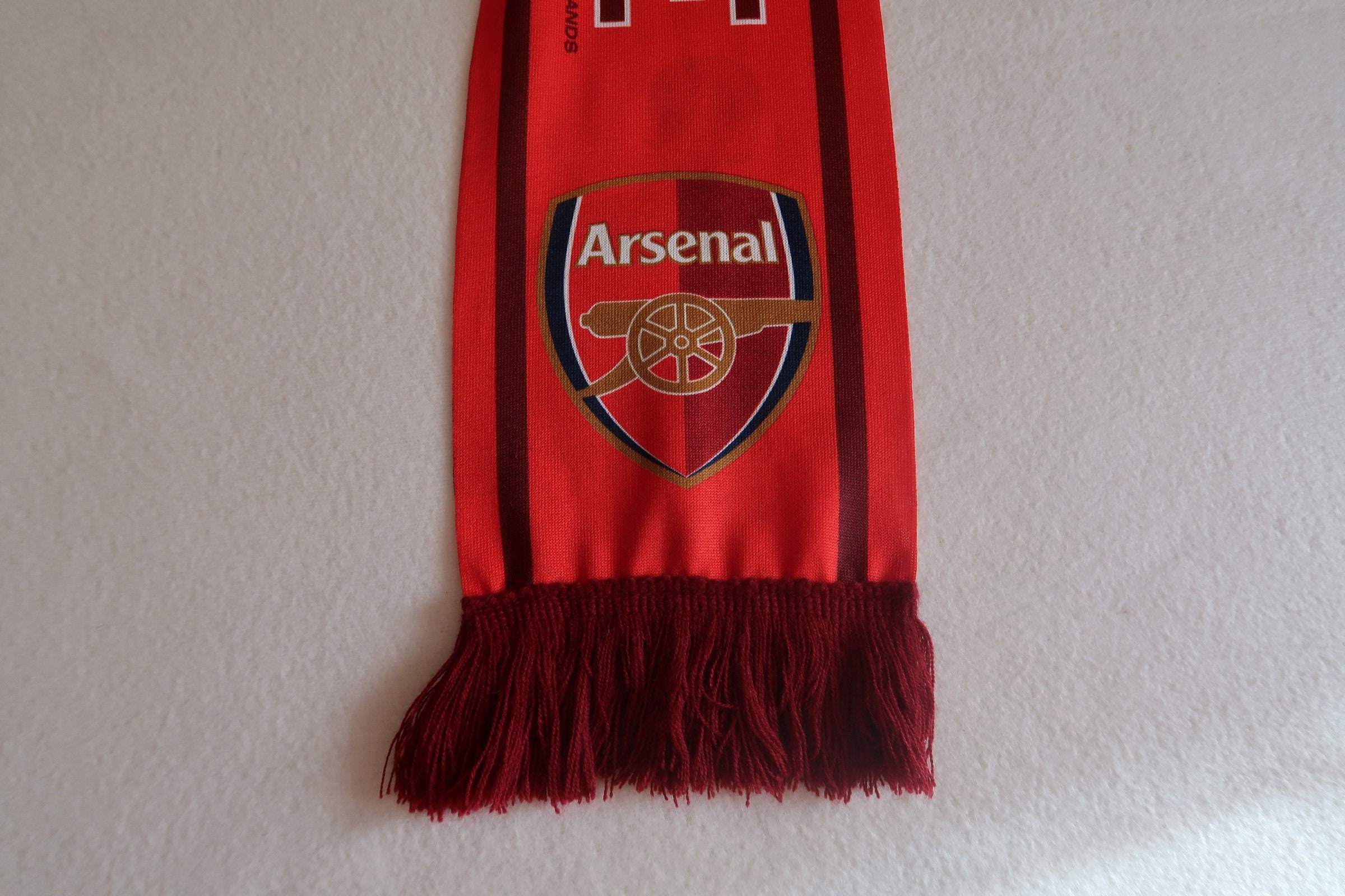 Arsenal Scarf. the Legendary Robin Van Persie. 11. Rare Reversible ...