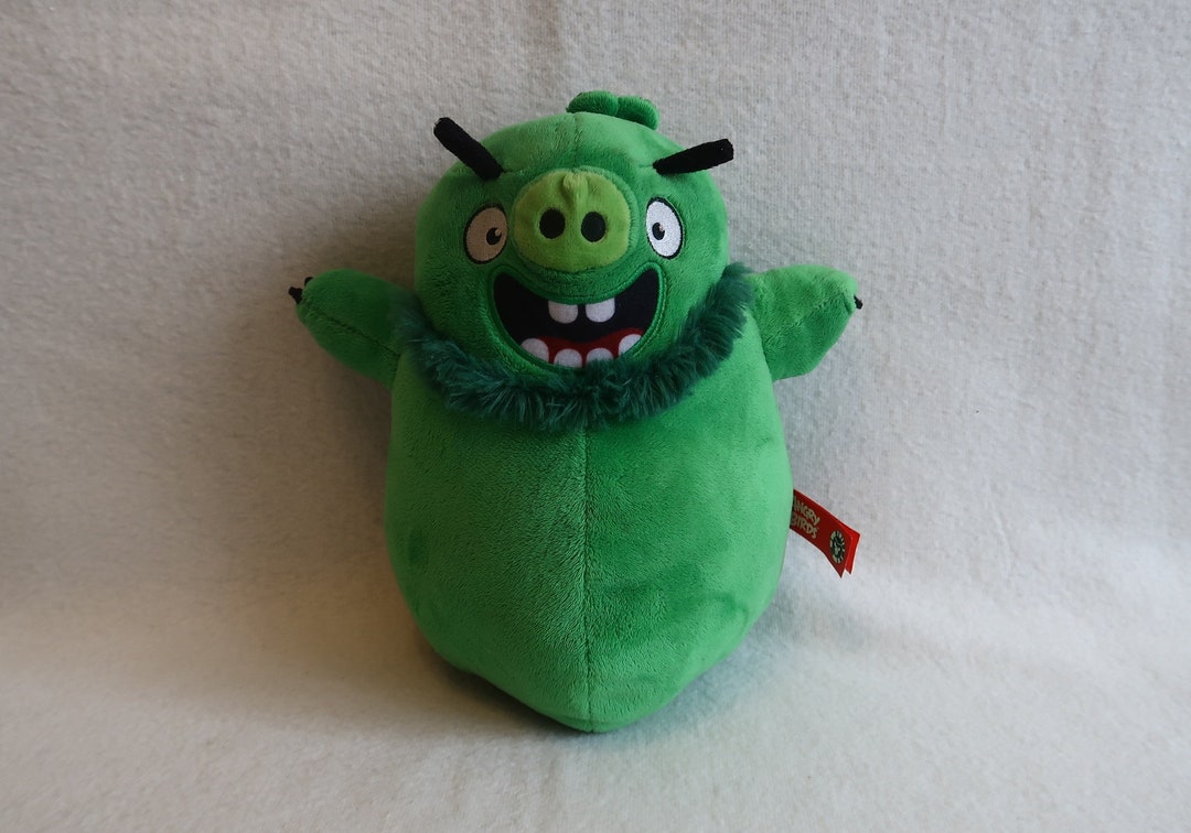 Angry Birds. Cute Plush Toy. Pig Leonard. Animated Hero. 25 Cm or 10 ...
