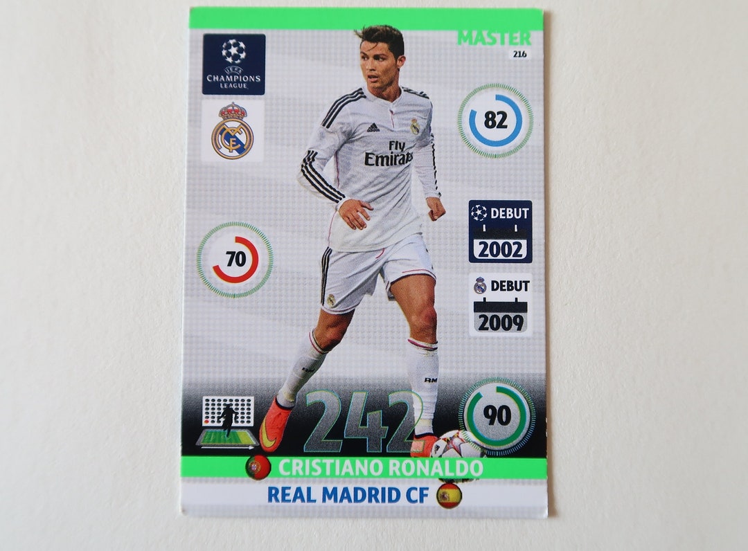 Cristiano Ronaldo Card. Real Madrid. Champions League 2014-15. Master ...
