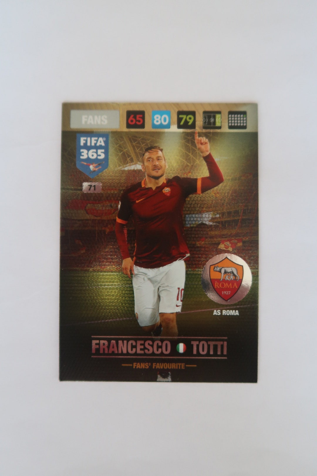 Panini Card Adrenalyn XL. Francesco Totti AC Roma Football Club. FIFA ...