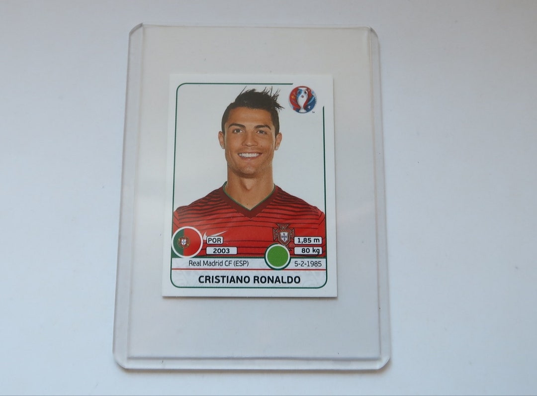 Cristiano Ronaldo Panini Sticker. Real Madrid. the Portugal National ...