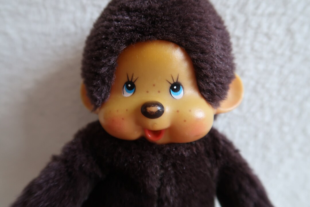 Vintage Plush Doll From the 70s-80s. Monchichi Monkey. Plastic Face ...