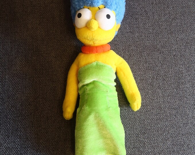 The Simpsons Plushie. Marge Simpson. Yellow Blue Green Color. Matt ...