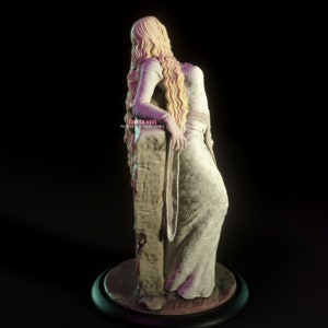 Galadriel Pin up Statue & Miniature Torrida Minis DND RPG Fantasy ...