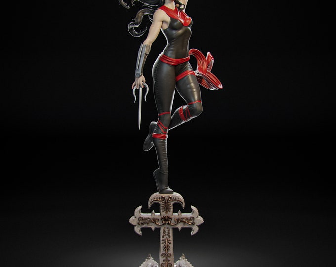 Elektra Statue & Miniature Abe3d DND RPG Fantasy Tabletop Games ...