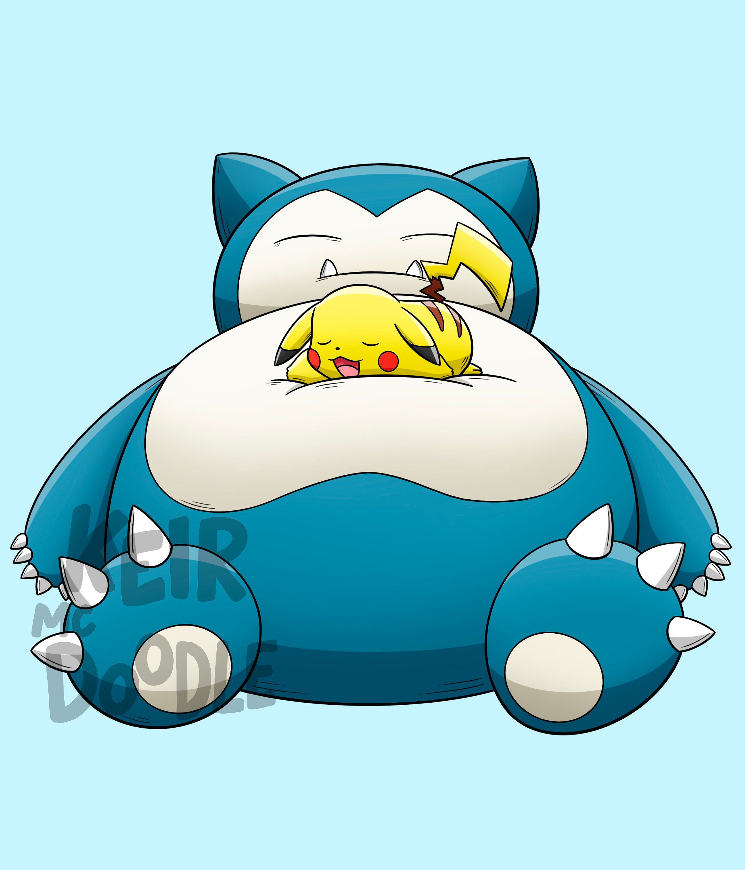 Snorlax And Pikachu