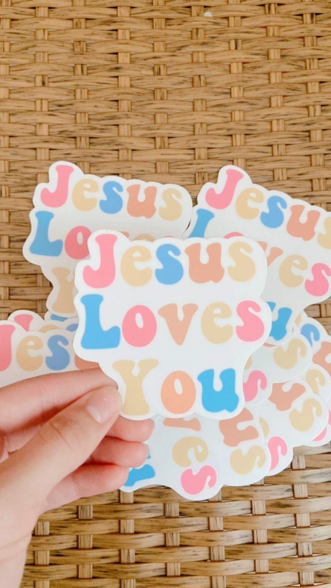 Jesus Loves You Sticker, Religious Sticker, Christian Stickers, Jesus ...