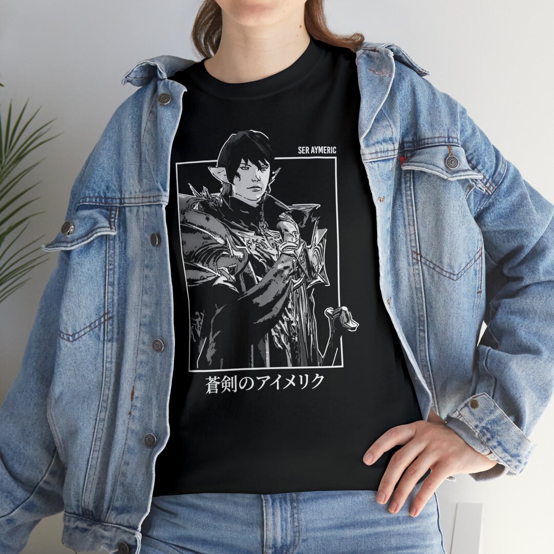 Final Fantasy XIV T-shirt FFXIV Ser Aymeric De Borel Heavensward - Etsy