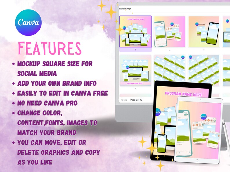 253 Mock up Bundle, Mock up Canva, Etsy Listing Mock up Templates ...