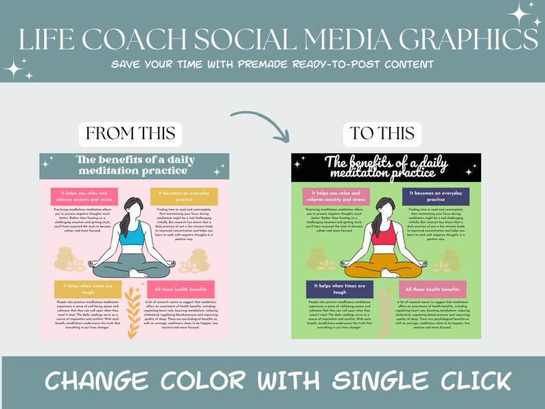 Done for You Infographic Mental Health Instagram, Life Coach, Counselor ...