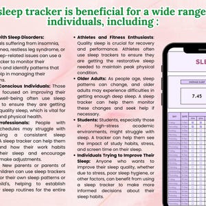 Printable Sleep Journal, Sleep Tracker, Mood Tracker, Sleep Log, Sleep ...