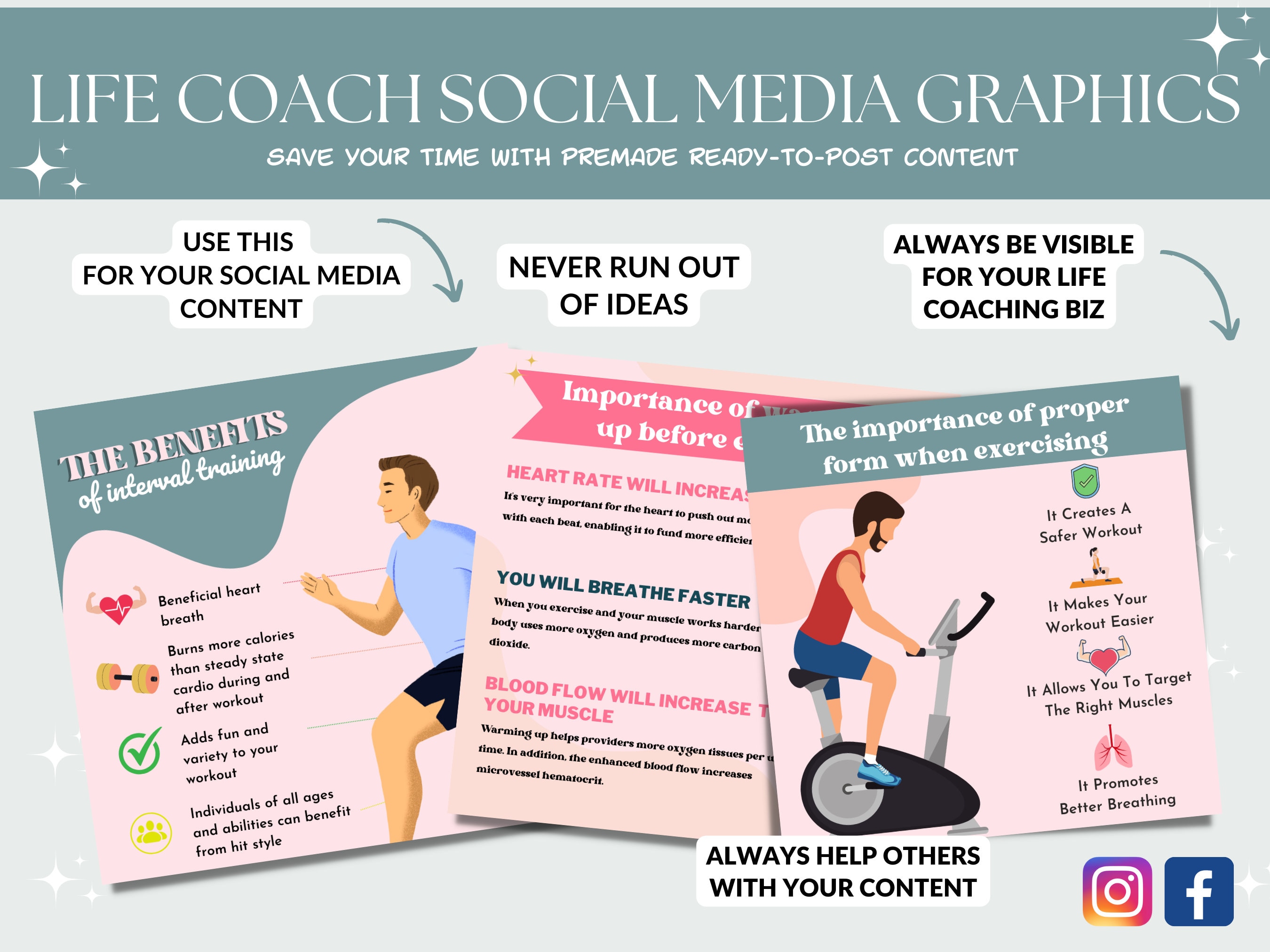 Done for You Infographic Mental Health Instagram, Life Coach, Counselor ...