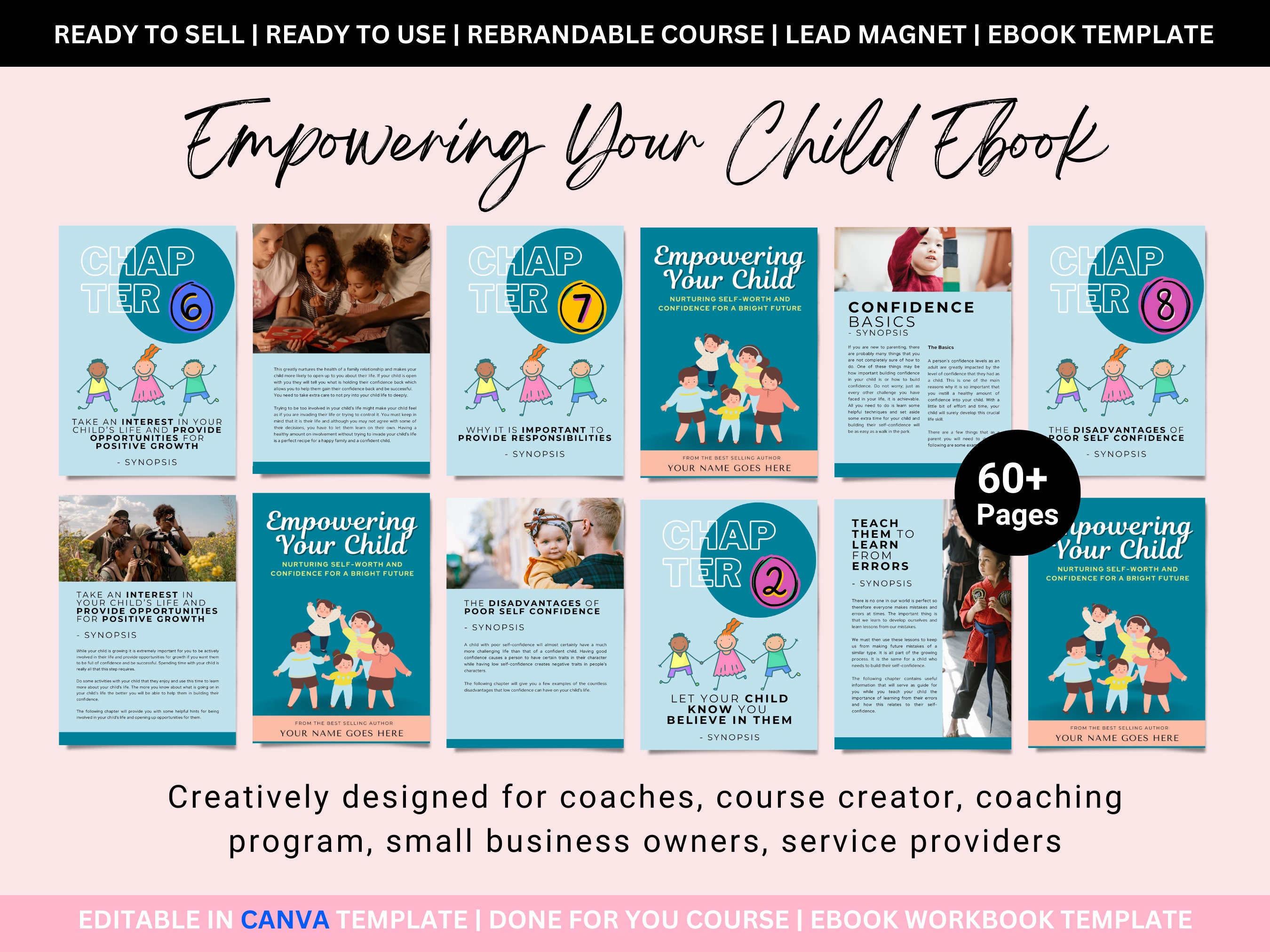Done for You Empowering Your Child Ebook Workbook, PLR Coaching ...
