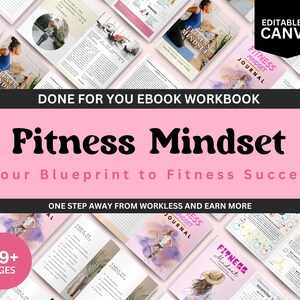 Done for You Fitness Mindset Ebook Workbook, Editable in Canva Template ...
