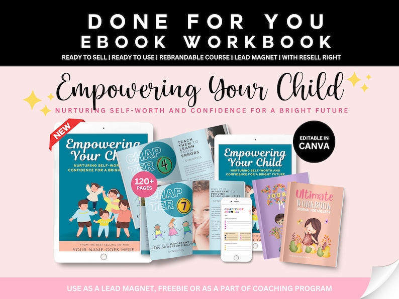 Done for You Empowering Your Child Ebook Workbook, PLR Coaching ...