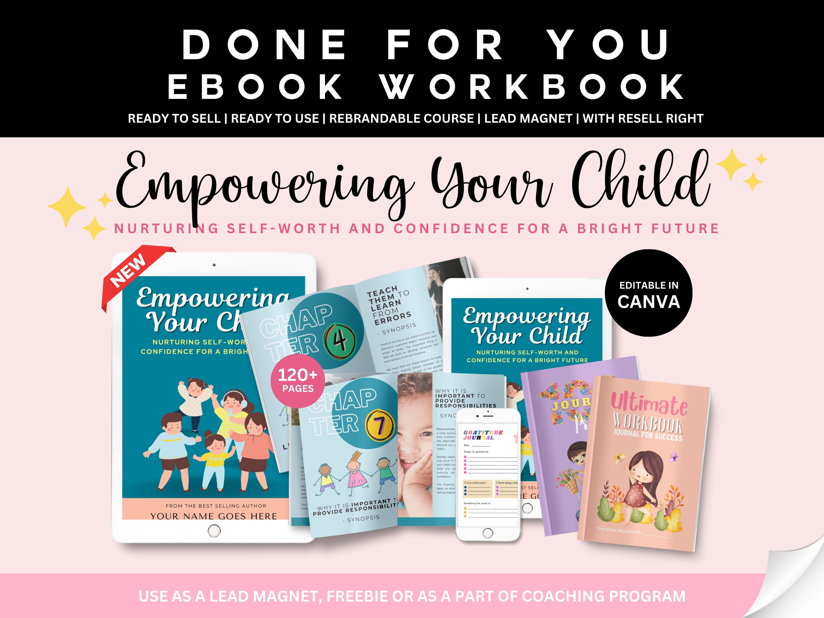 Done for You Empowering Your Child Ebook Workbook, PLR Coaching ...