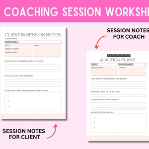 Transform Your Coaching Sessions Powerful Worksheets |coach Toolkit ...