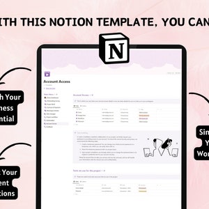 Notion Template Client Portal, Client Dashboard Project Tracker, Client ...