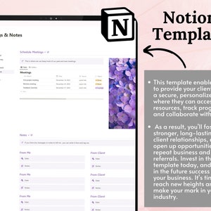Notion Template Client Portal, Client Dashboard Project Tracker, Client Onboarding, Notion ...