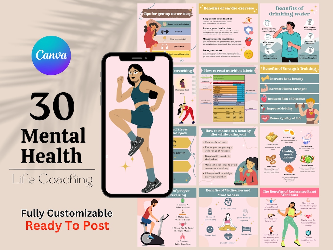 Done for You Infographic Mental Health Instagram, Life Coach, Counselor ...