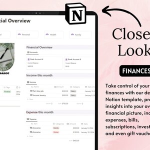 Notion Life Planner, Notion Digital Life Template, All-in-one Planner and Template , Notion ...