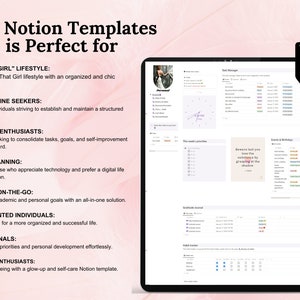 Notion Life Planner, Notion Digital Life Template, All-in-one Planner ...