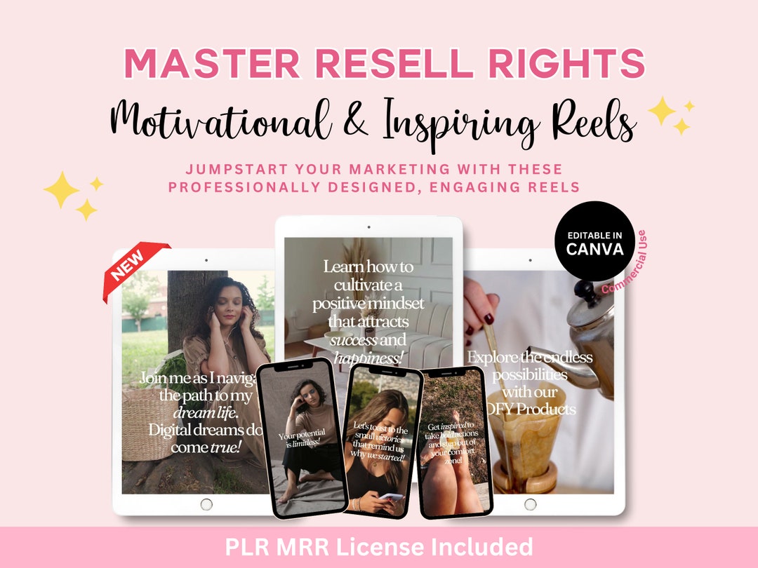 Faceless Motivational & Inspiring Reels MRR Resell, Done for You ...