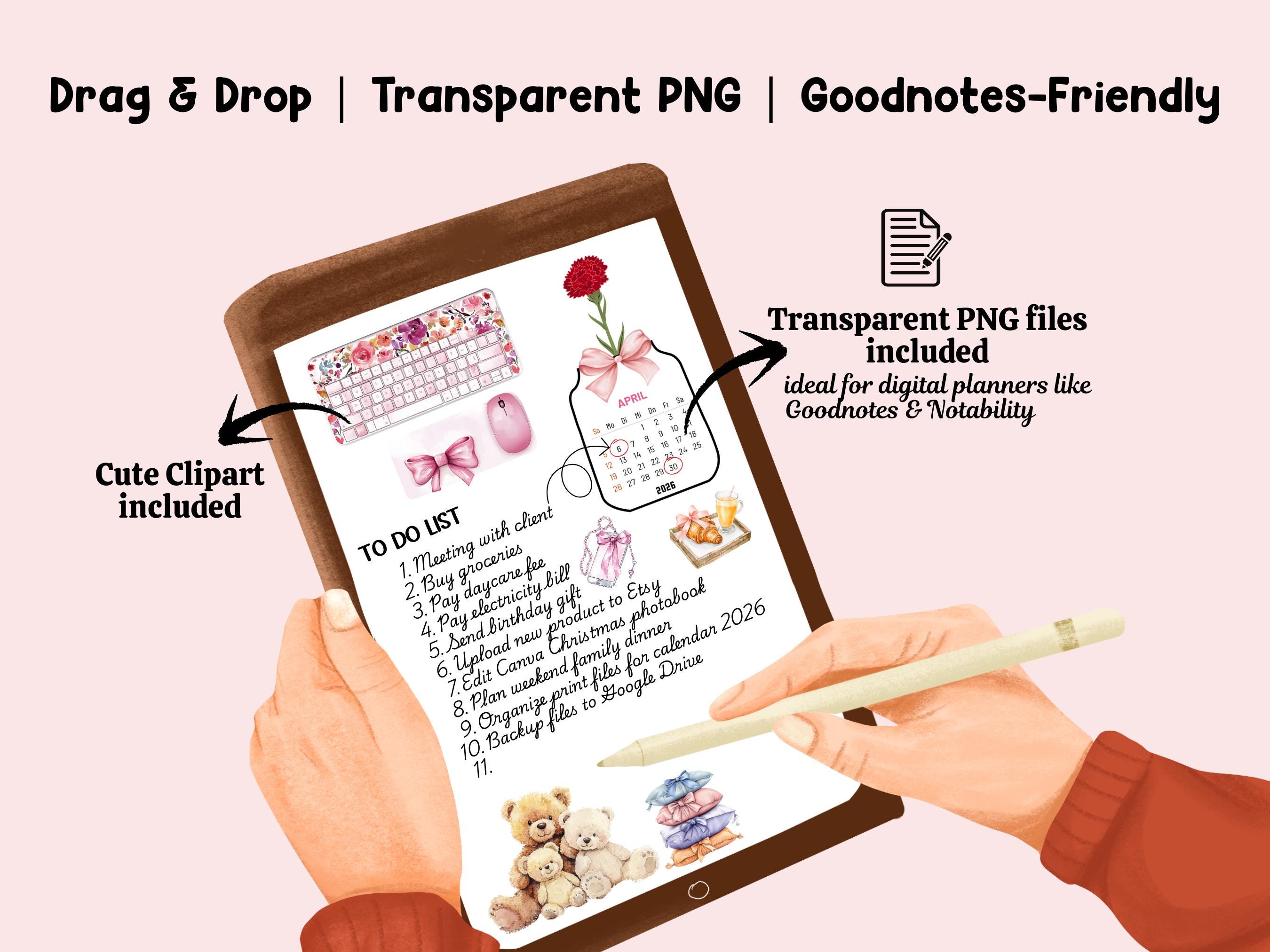 2026 Flower Vase Calendar, Printable Calendar, Desk Calendar, PNG PDF ...