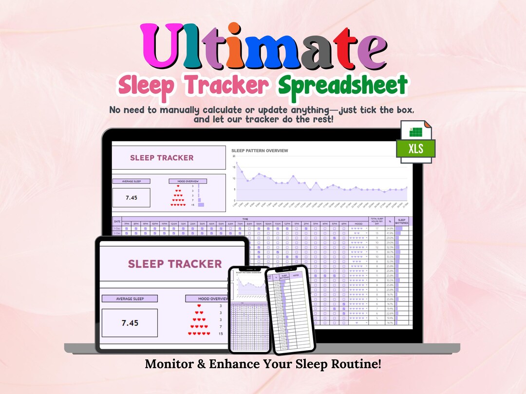 Printable Sleep Journal, Sleep Tracker, Mood Tracker, Sleep Log, Sleep ...