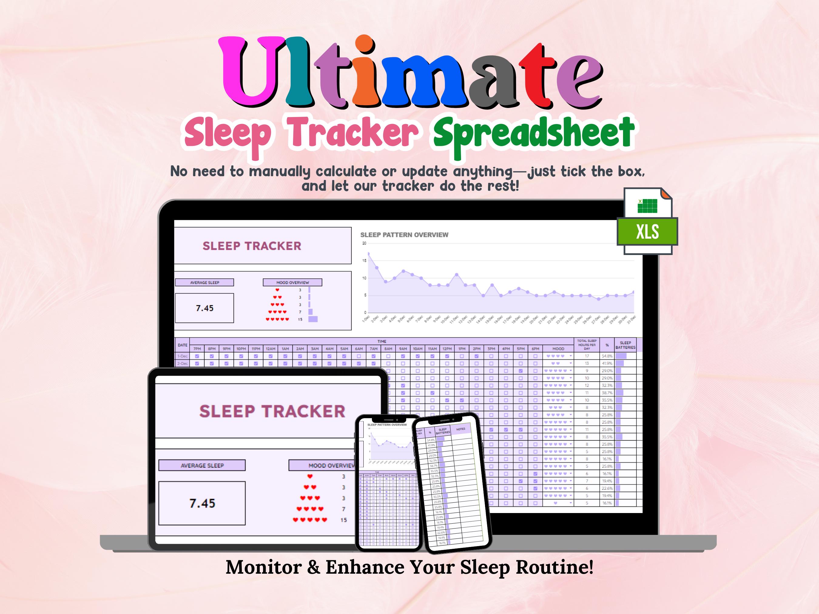 Printable Sleep Journal, Sleep Tracker, Mood Tracker, Sleep Log, Sleep ...