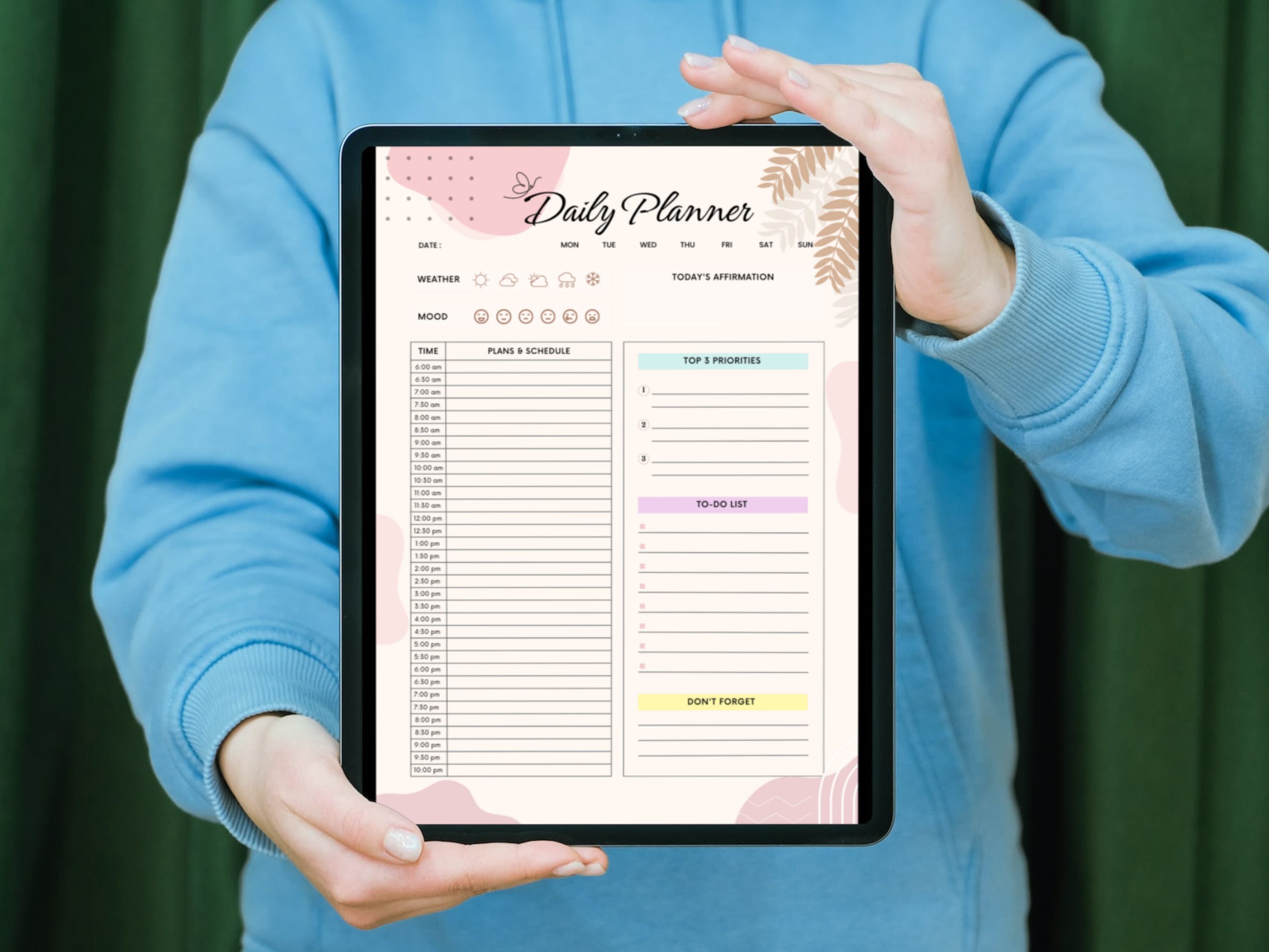Daily Planner Digital Planner Printable Planner Bundle - Etsy