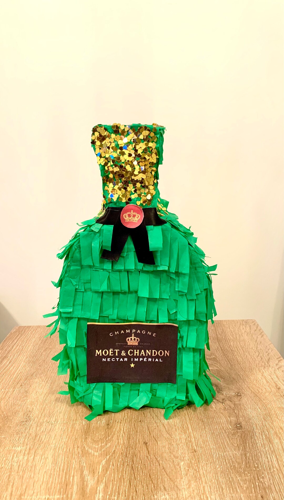 Pinata, Unique Handmade Champagne Bottle Filled With 30+ Assorted ...