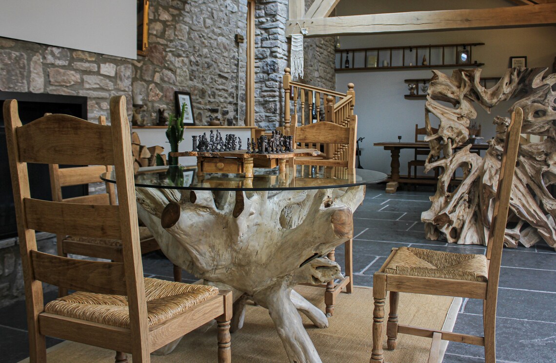 Massive Teak Root Wall Panel Harta - Etsy