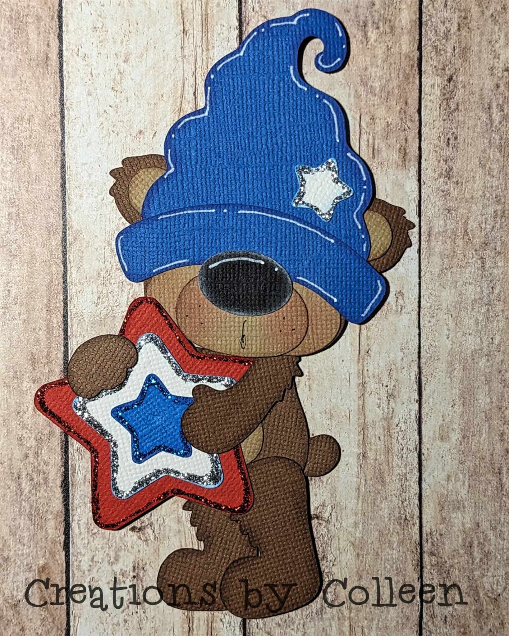 Premade Paper Piecing 4th of July Boy Girl Scrapbooking Cards Creations ...
