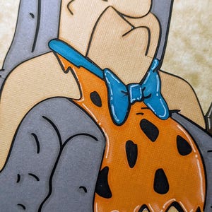 Sleeping Dad Freddy Stone Die Cut Premade Paper Piecing Scrapbooking ...
