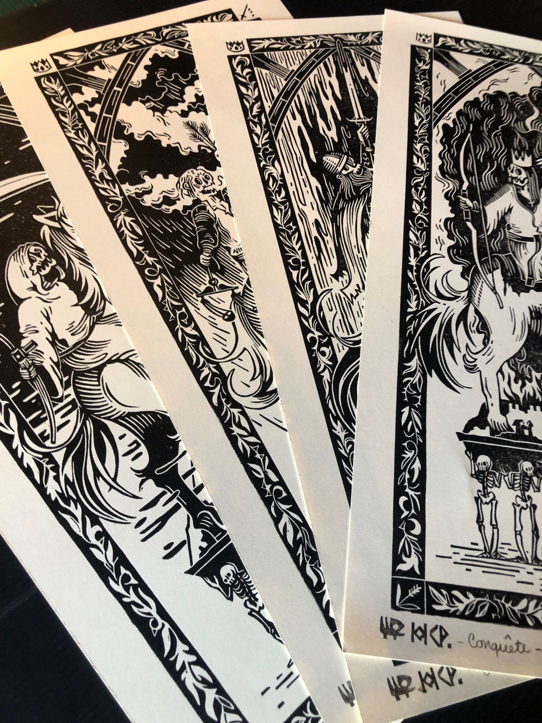 The Horsemen of the Apocalypse Linocuts on Ivory Paper, Series of 4 ...