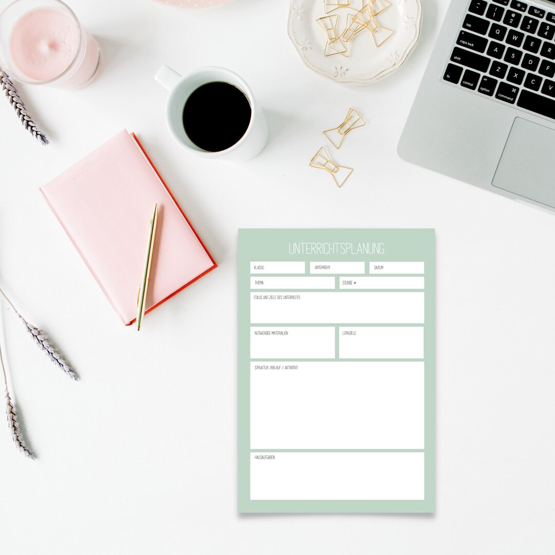 Lesson Planner Digital Lesson Preparation Legal Clerkship Planning ...