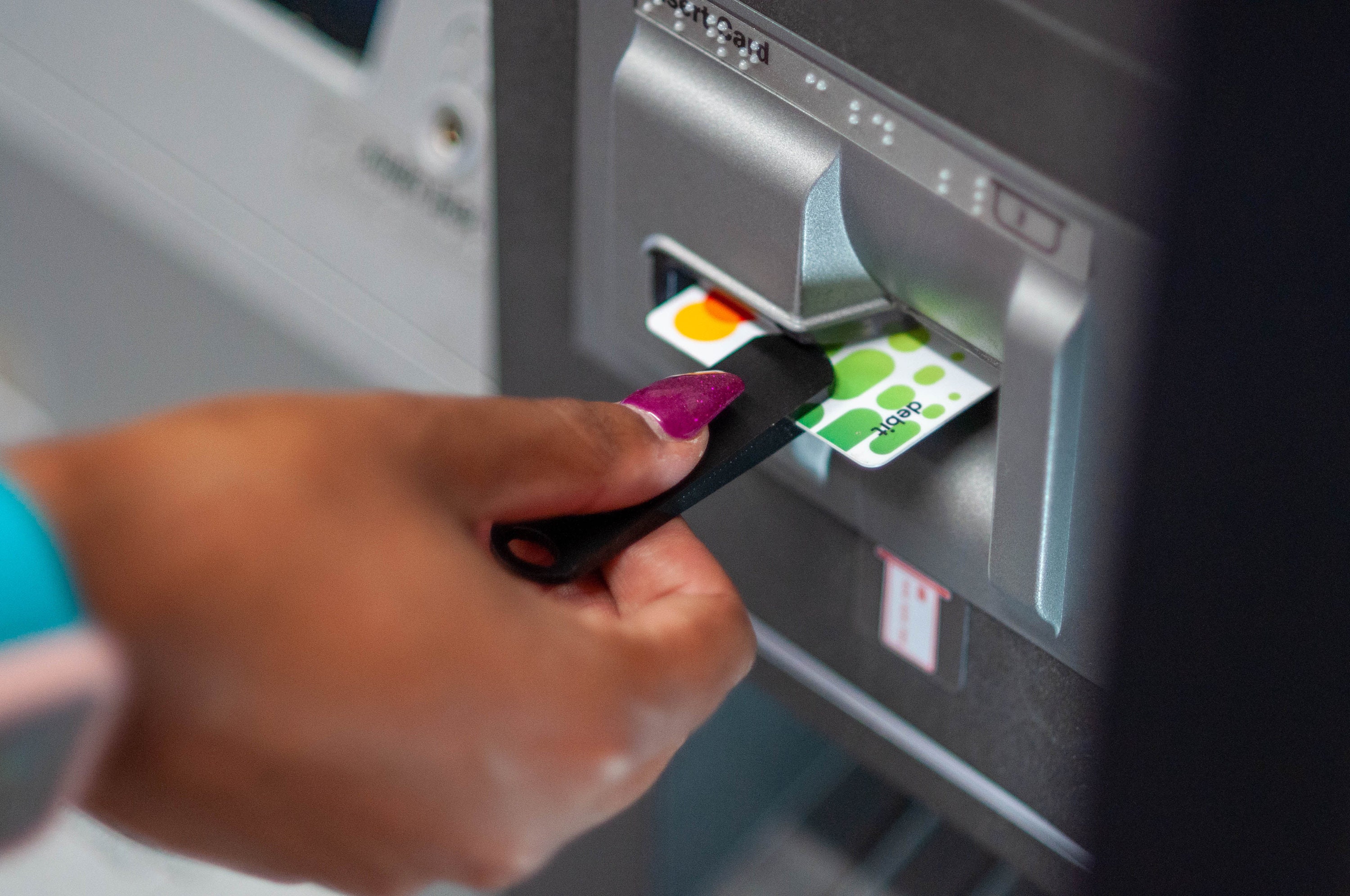 Card Grabber Card Clip for Long Nails, Acrylic Debit Bank Card Grabber ...