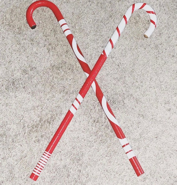 Custom Red & White Kappa Cane | Etsy