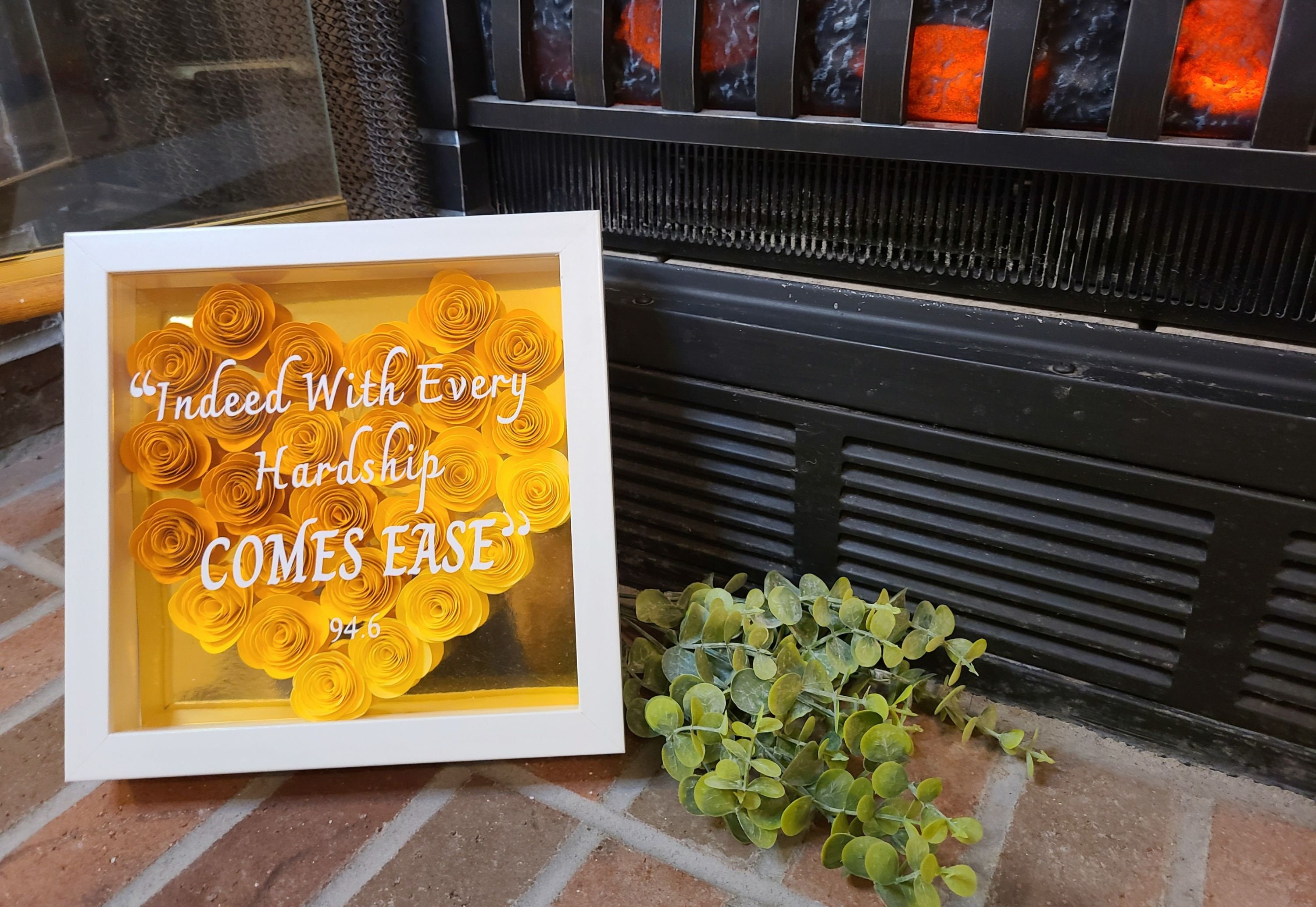 Islamic Art for Muslim Homes, Quranic Verse Shadow Box, Customized Eid ...