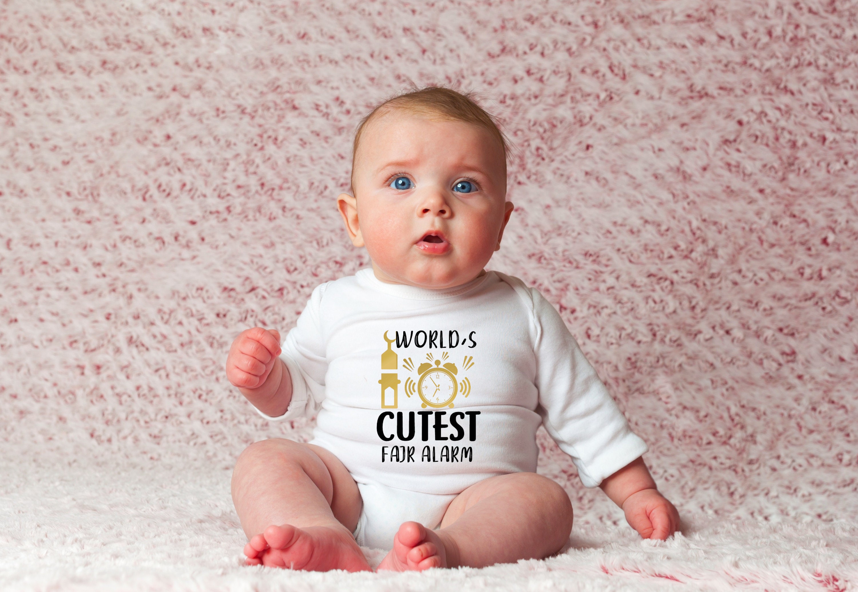 Muslim Baby Onesie, Clothes for Muslim Babygirl, Pakistani Baby Outfit ...