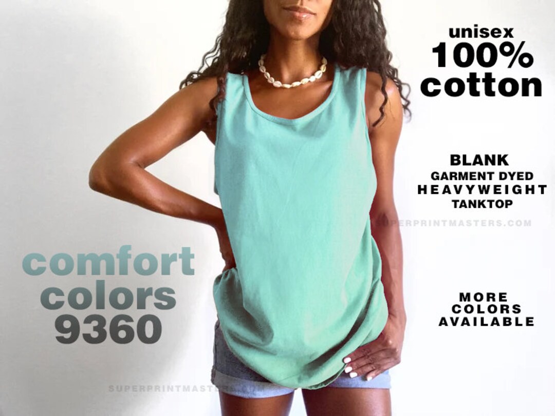 Comfort Colors 9360 Unisex Tank Top: Garment-dyed Heavyweight Shirt ...