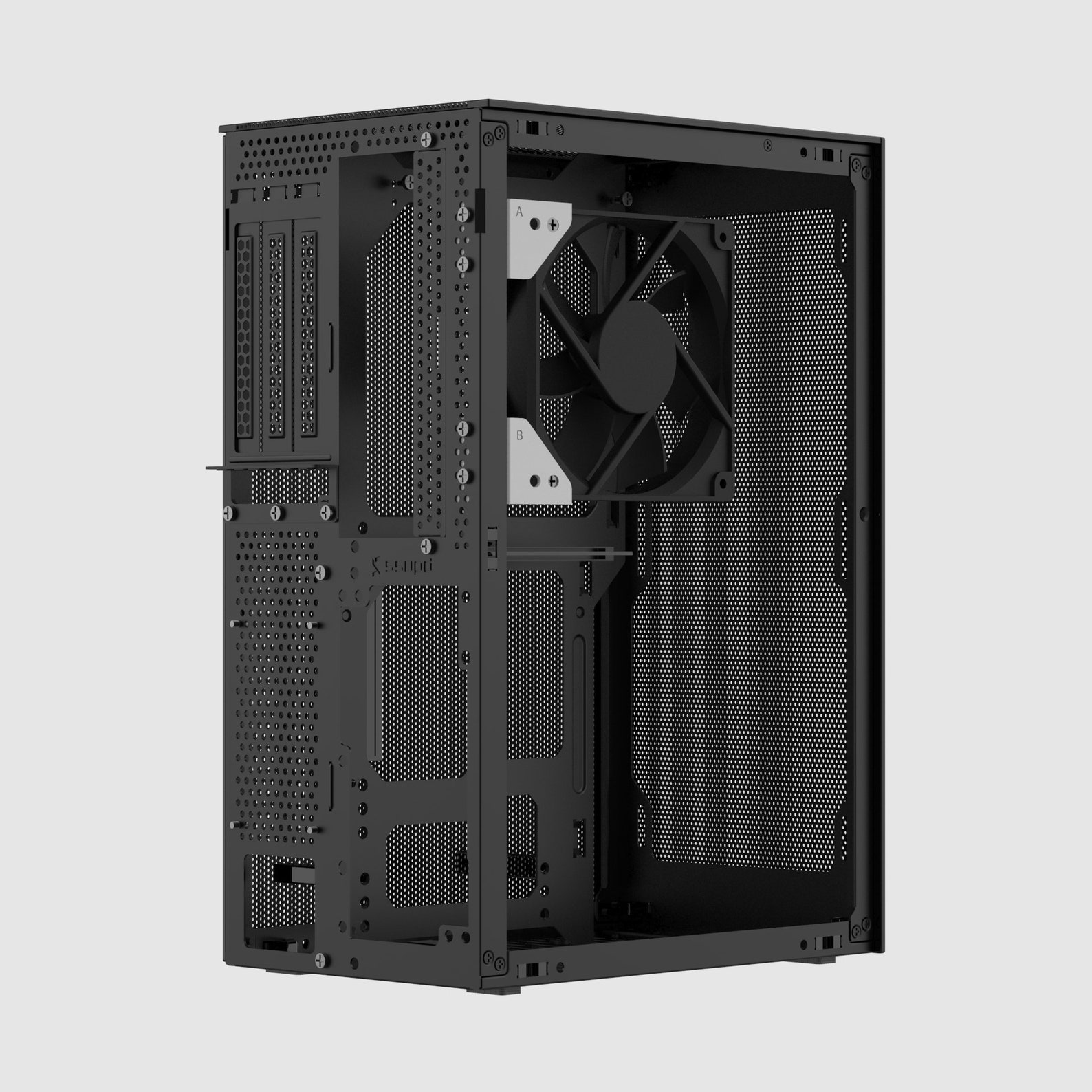 SSUPD Meshlicious Meshroom S ITX Case Side Fan Brackets - Fits 120mm ...